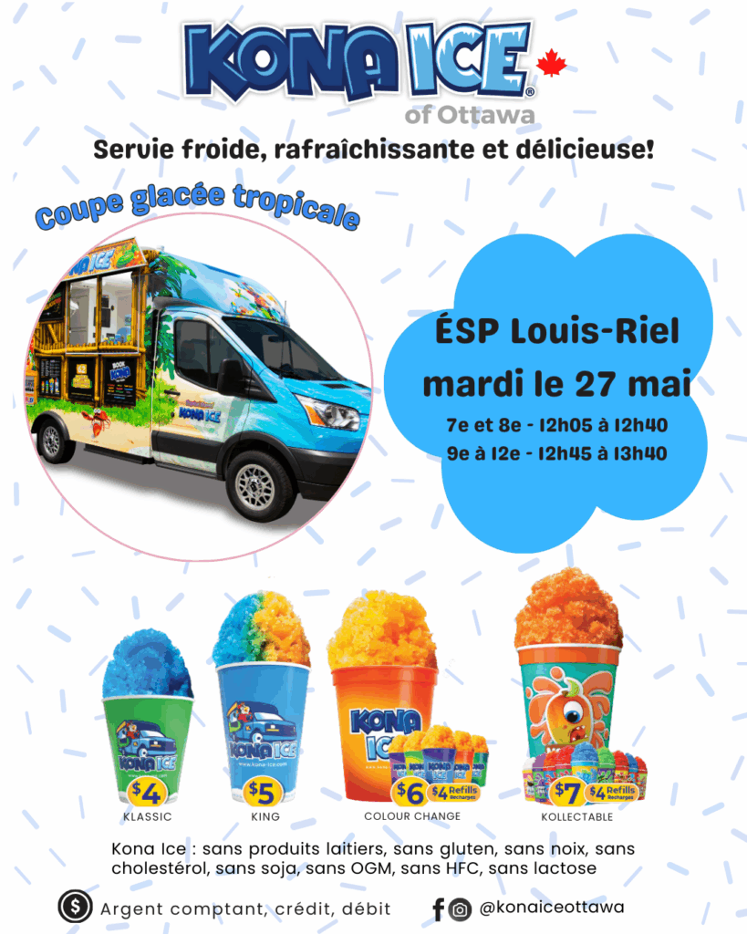 Semaine du 5 au 9 mai 2025 - Louis-Riel